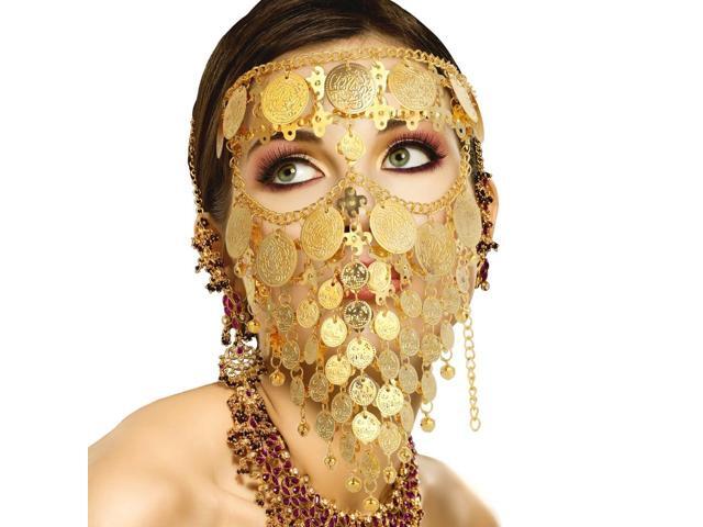 Click here for Luxurious & Elegant Gold Jewelry Veil Face Chain M... prices