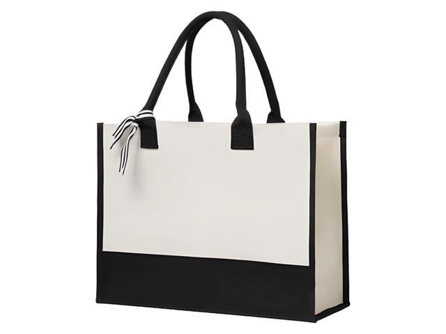 Click here for 16.9 X 5.3 X 12 In Canvas Tote Bag With Blue Flora... prices