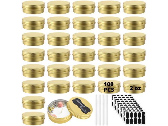 Click here for 100 Pcs 2 Oz Aluminum Cans with Screw Lids  60 Ml... prices