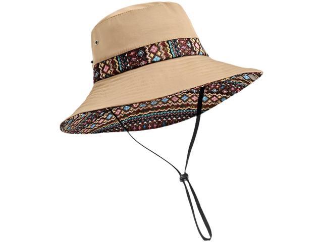 Click here for WomenS Wide Brim Sun Hat  Adjustable Fit Hat With... prices