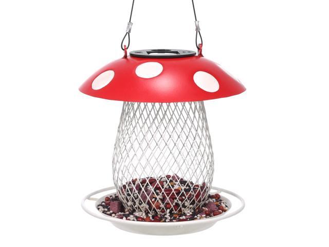 Click here for Solar Bird Feeder Hanging Mushroom Light Waterproo... prices