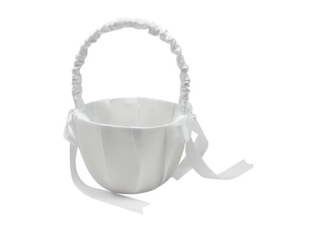 Click here for Wedding Flower Girl Basket Satin with Bowknot Bead... prices