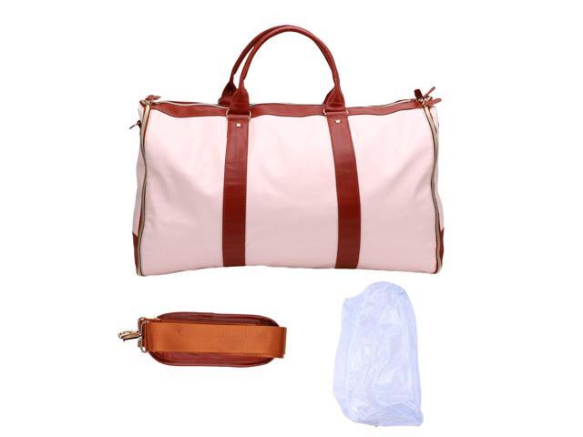 Click here for Stylish PU Leather Suit Travel Garment Bag Convert... prices