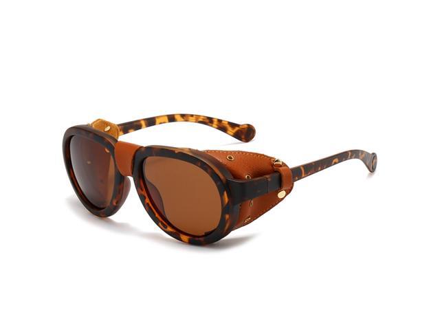 Click here for Retro Steampunk Aviator Polarized Sunglasses with... prices