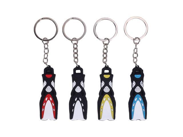 Click here for Silicone Dive Fin Keychains Decorative Scuba Flipp... prices