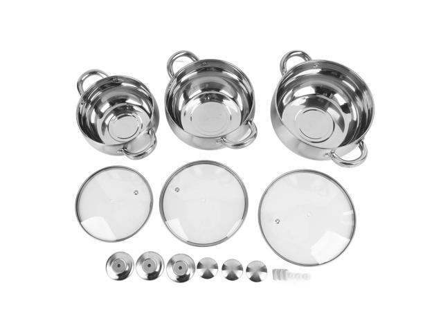 Click here for Premium Stainless Steel Soup Pot Set Anti-Stick Th... prices