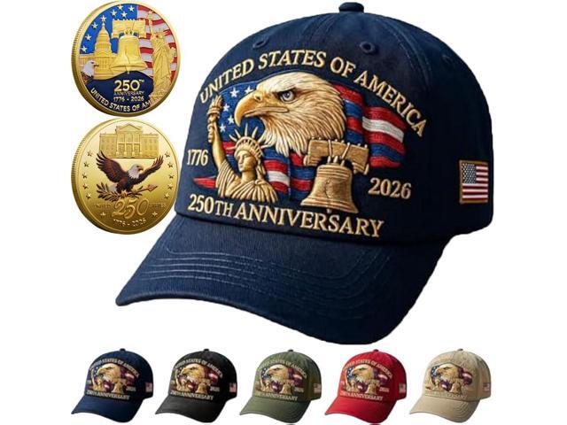 Click here for United States 250th Anniversary Hat Eagle & Libert... prices