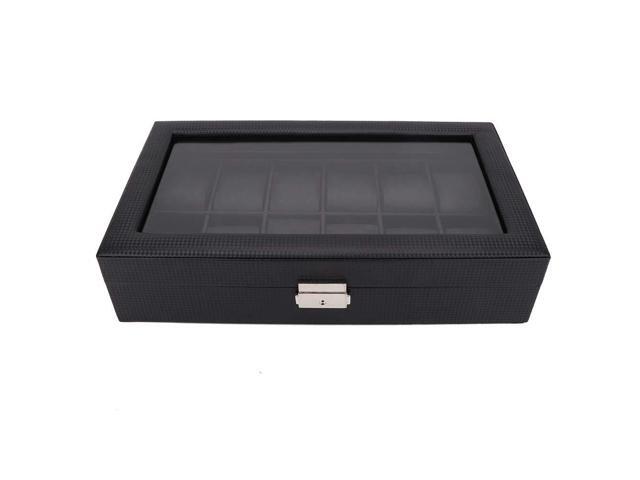 Click here for 12 Slot Watch Leather Box Display Case Organizer... prices