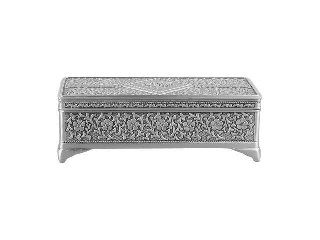 Click here for Rectangular Jewelry Box  Vintage Metal Trinket Sto... prices