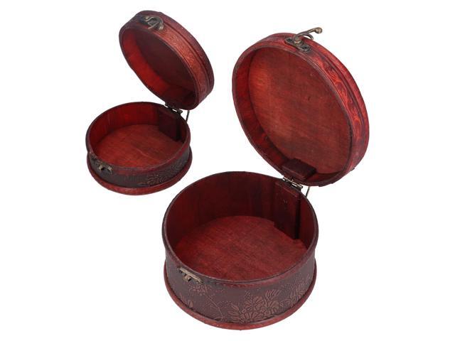 Click here for 2Pcs Classical Cylinder Jewelry Box with Buckle  A... prices