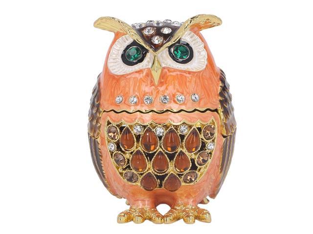 Click here for Owl Trinket Box  Metal Jewelry Box with Cute Owl D... prices