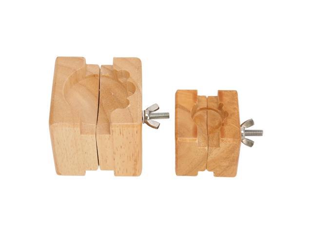 Click here for 2pcs Wooden Watch Movement Holder Base Set  Profes... prices
