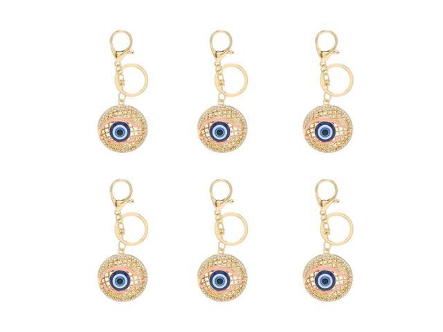 Click here for 6pcs Big Eyes Keychain  Cute Rhinestone Metal Keyc... prices