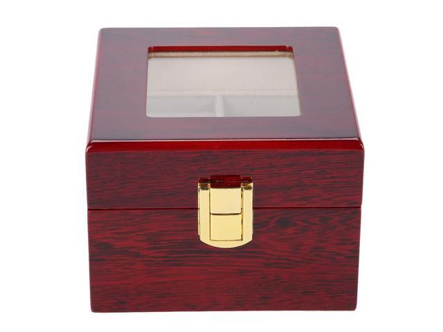Click here for 2 - Grid Wooden Watch Holder  Watch Display Case w... prices
