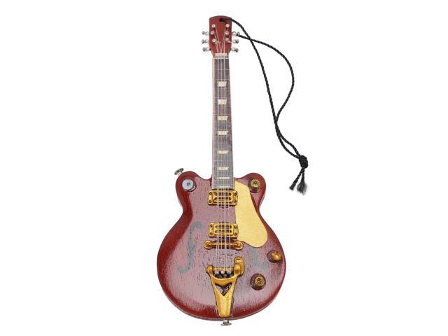 Click here for Miniature Wooden Guitar Keychain  Guitar Key Ring... prices