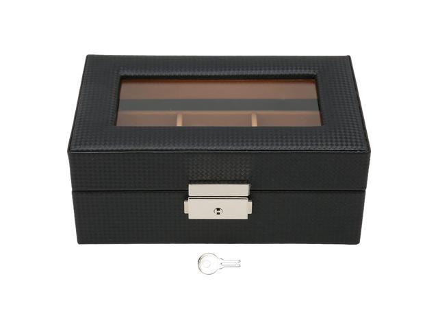 Click here for Watch Display Holder  3 - Slot Lockable Watch Box... prices