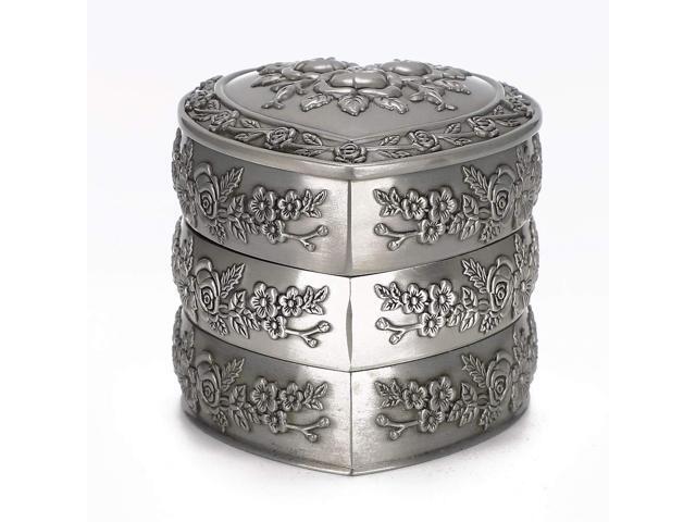 Click here for European Style Retro Heart Shaped Jewelry Box with... prices