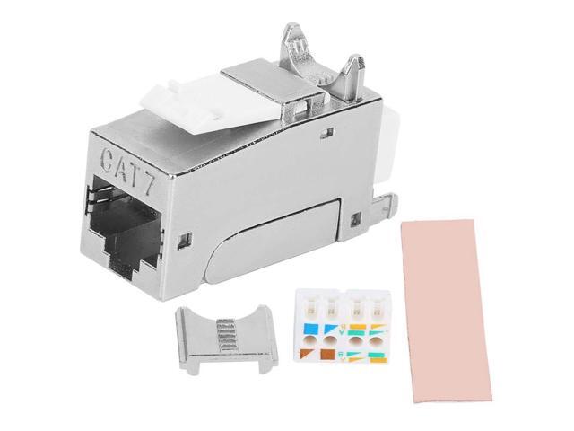 Click here for CAT7 Module Network 90 Degree Gigabit No Punch Dow... prices