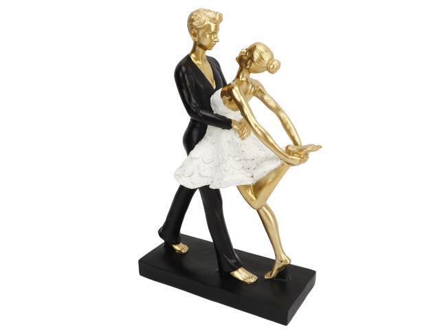 Click here for Romantic Couple Dancing Sculpture  Gold Resin Ball... prices