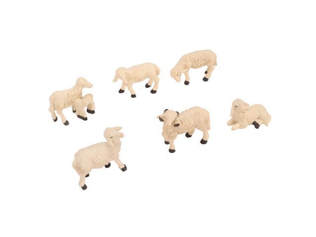 Click here for Miniature Sheep Figurine  Garden Sheep Statue  6Pc... prices