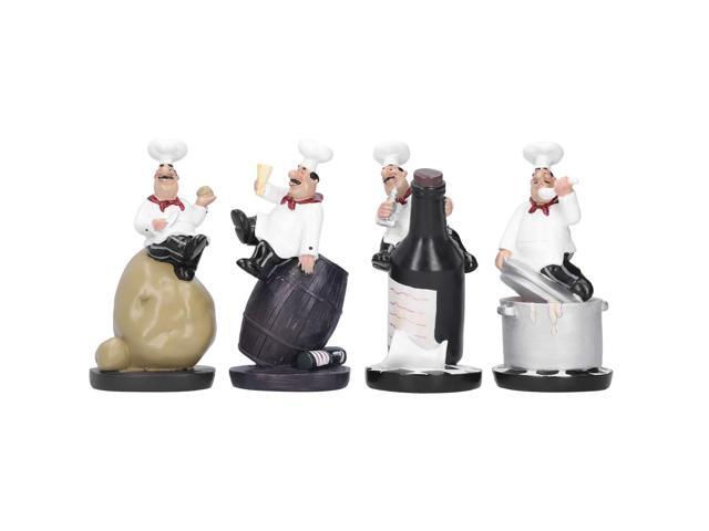 Click here for Chef Statue Figurines Set  Potato Wine Soup Chef S... prices