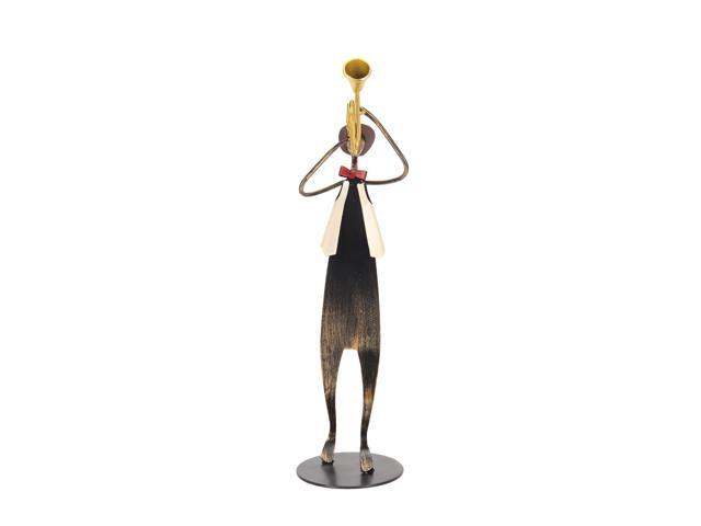 Click here for Trumpet Player Figurine  Modern Abstract Metal Scu... prices