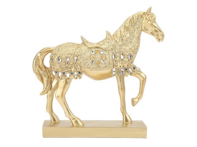 Click here for Golden Horse Decor Statue  Elegant Home Office Orn... prices