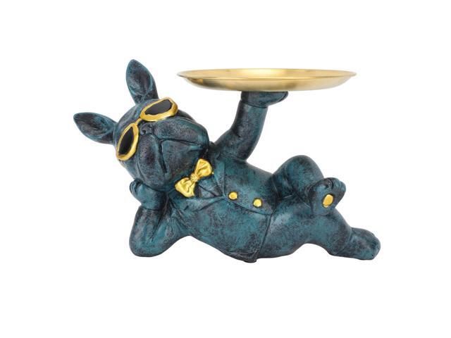 Click here for Bulldog Statue Storage Tray  Bulldog Tray Ornament... prices