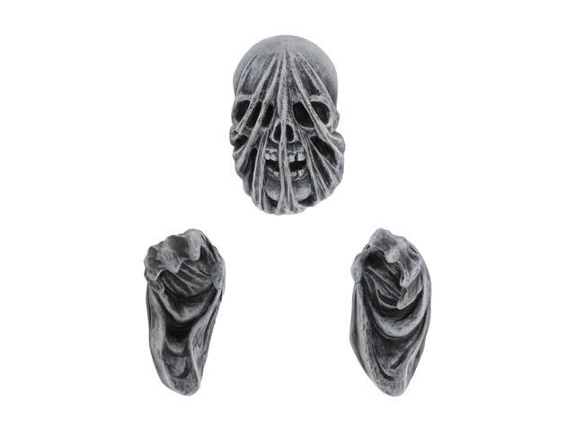 Click here for Horror Skull Ghost Hand Wall Statue  Resin Skeleto... prices