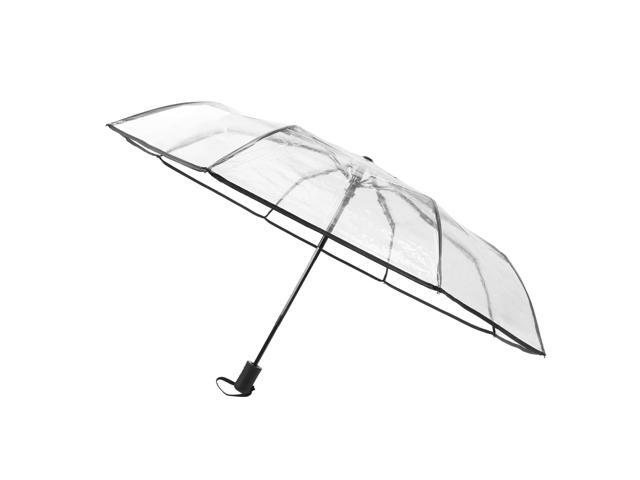 Click here for Clear Automatic Foldable Umbrella  8 Ribs Black Bo... prices