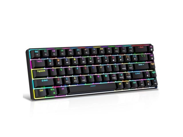 Click here for Dpofirs 68 Keys Mechanical Keyboard  Wireless Wire... prices
