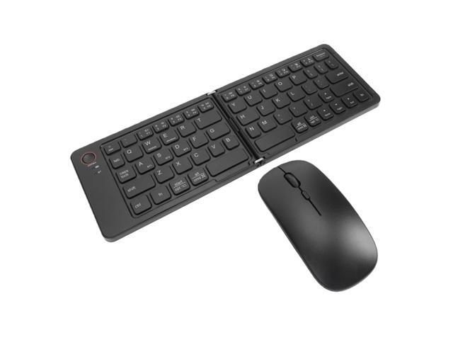 Click here for Dpofirs Wireless Keyboard Mouse Combo  Foldable Bl... prices