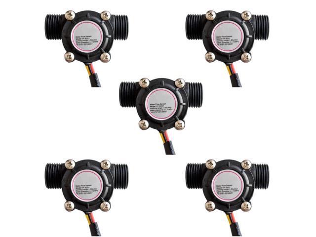 Click here for 5pcs YF-S201 G1/2 Water Flow Sensor flowmeter Hall... prices