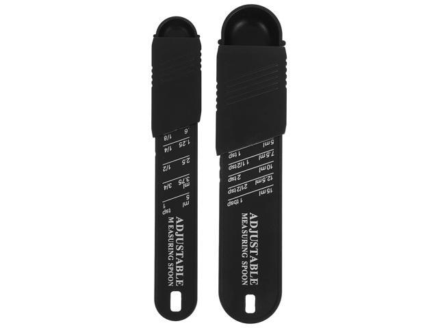 Click here for Adjustable Scale Measuring Spoons Set  2pcs Black... prices