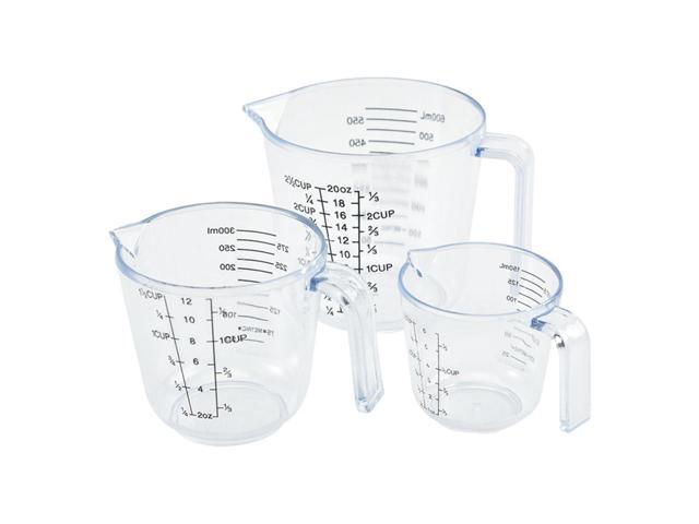 Click here for 3pcs Ps Liquid Measuring Cups Set with Scale Plast... prices