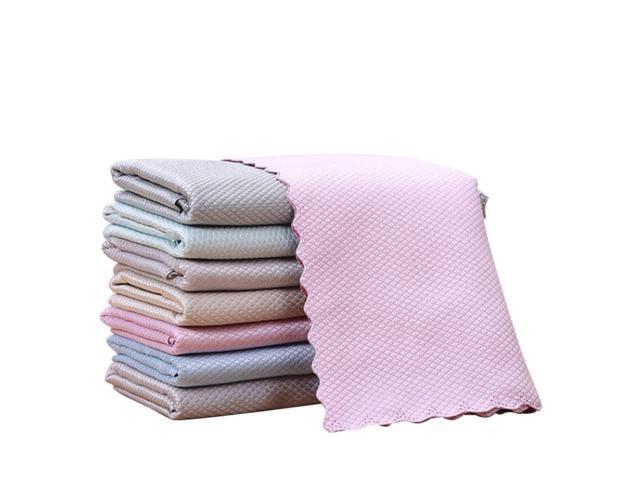 Click here for 10 Pcs Fish Scale Pattern Kitchen Dish Cloths  Thi... prices