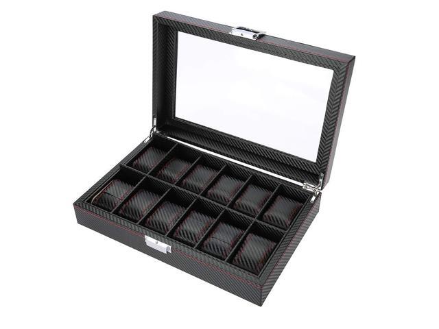 Click here for 12 - Grid Watch Display Storage Box  Watch Organiz... prices