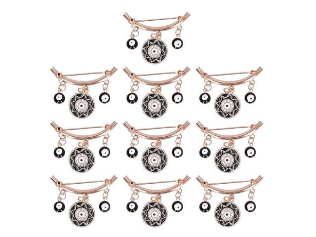 Click here for 10PCS Brooch Pin Set  Womens Art Deco Jewelry Acce... prices