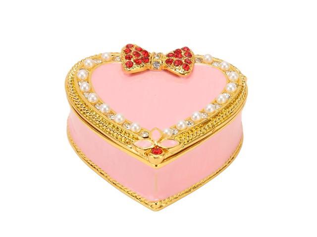 Click here for Heart Shape Jewelry Box  Vintage Decorative Metal... prices