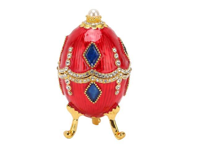 Click here for Egg Shaped Trinket Boxes with Rhinestones Inlay  E... prices