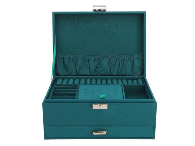 Click here for Large Jewelry Storage Box with 3 Layers Display Sh... prices