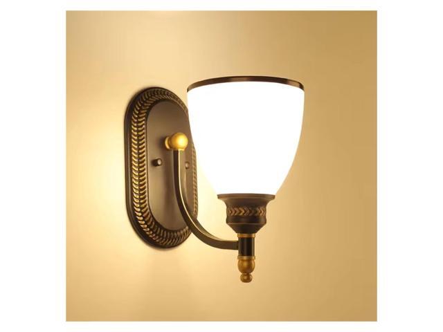 Click here for Retro Glass Wall Lamp Bedroom Bedside Stair Aisle... prices