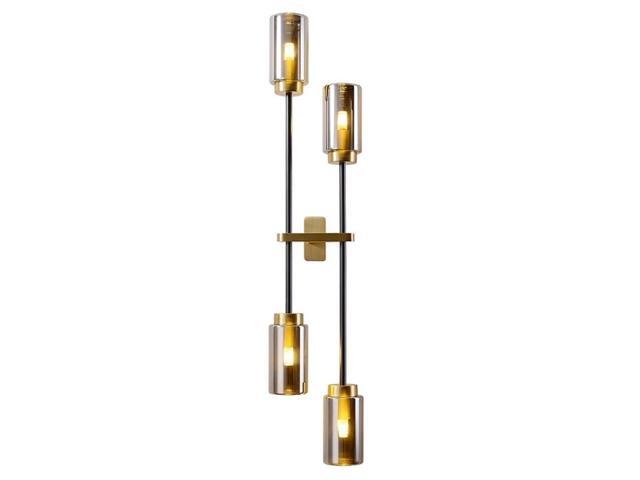 Click here for Linear Wall Sconce  Smoked Glass G9 Two-Light Fixt... prices