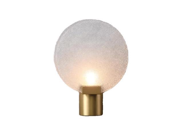 Click here for Contemporary Brass Wall Sconce  Round Textured Gla... prices