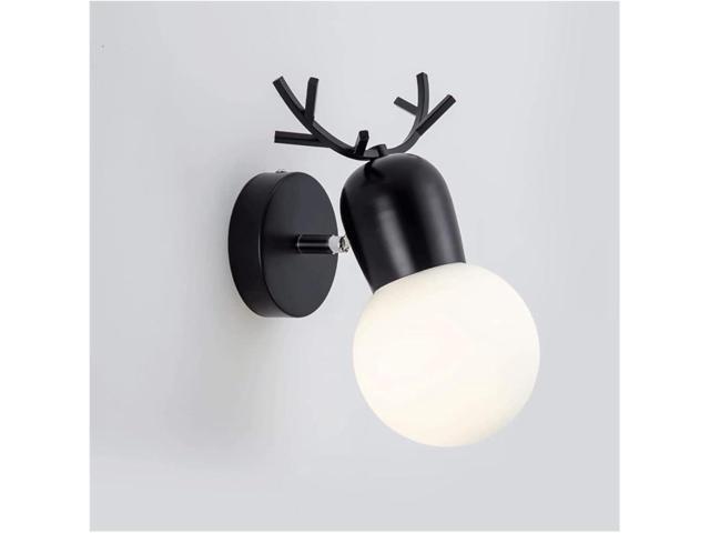Click here for Wall Lamp Antler-Shaped Wall Light Glass Lampshade... prices