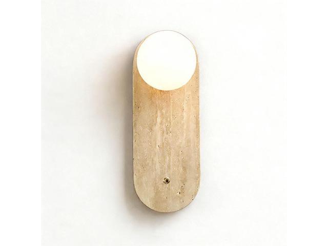 Click here for Travertine Wall Sconce Stone Wall Lamp  Oval Stone... prices