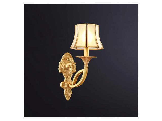 Click here for Copper Wall Lamp with Glass Lampshade Modern Minim... prices