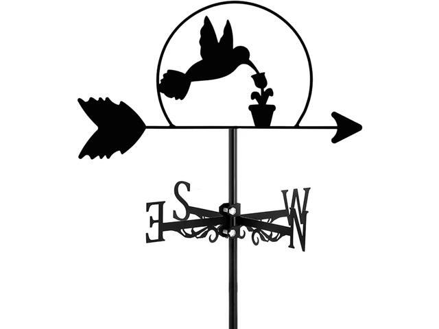 Click here for Wind Vane Flying Bird and House Animal Ornament We... prices