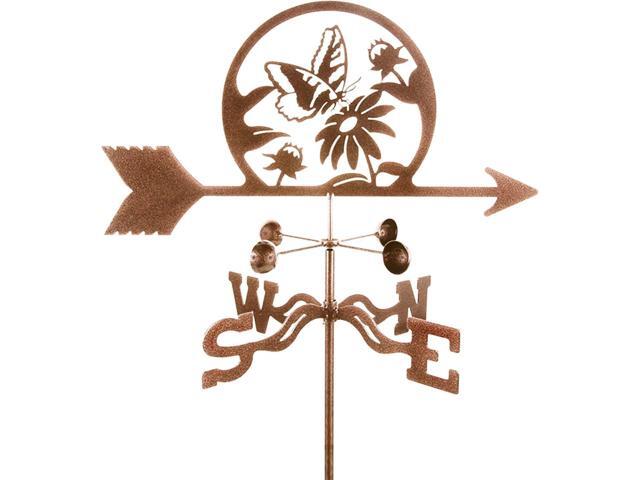 Click here for L Weather Vane with Butterfly Ornament Weathervane... prices