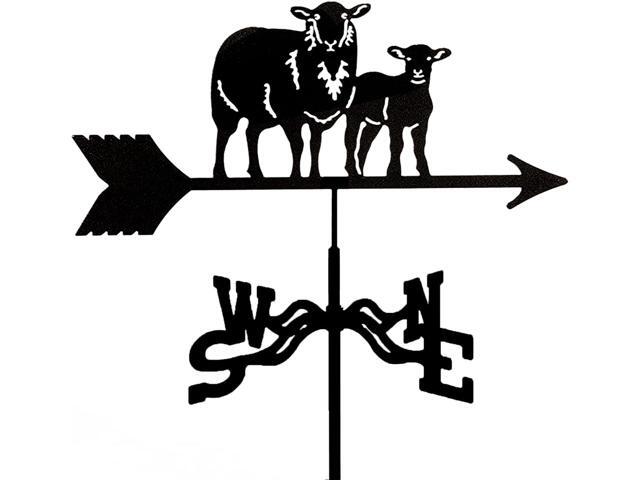 Click here for L Wind Vane Sheep and Lamb Ornament Weather Vane G... prices